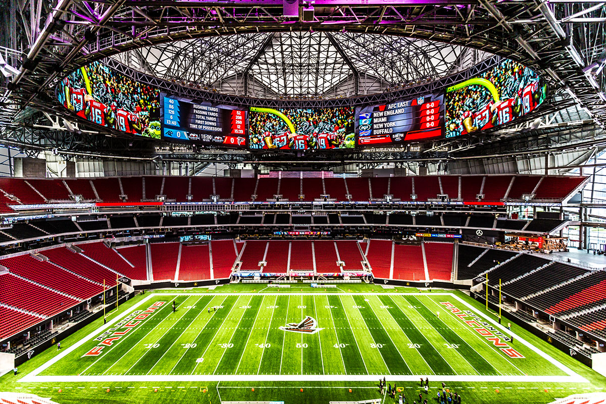 Mercedes Benz Stadium - Baker Audio Visual
